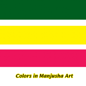Colors in Manjusha Art – मंजूषा कला